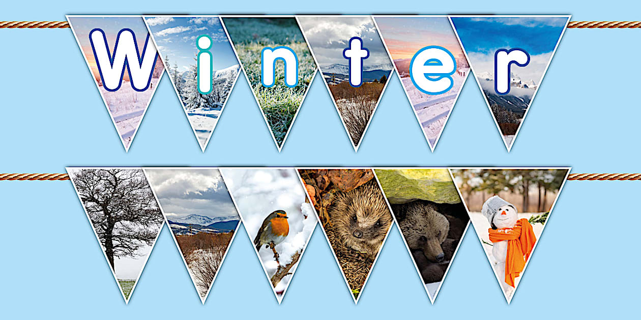 Winter Bunting | Winter Season Resource | Twinkl USA