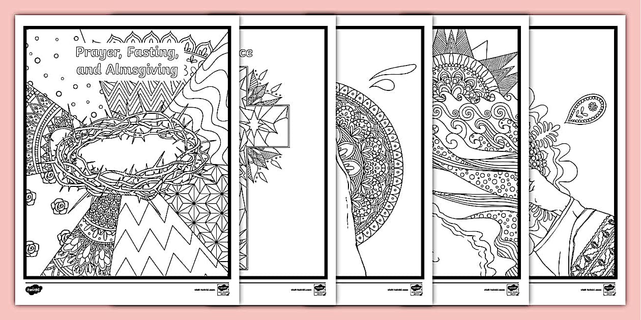 Lenten Coloring Pages | Christian Ed Resource | Twinkl USA