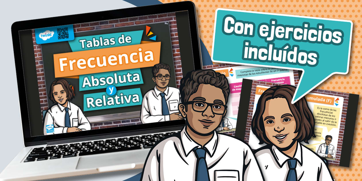 PowerPoint | Frecuencia Absoluta y Relativa | Matemáticas