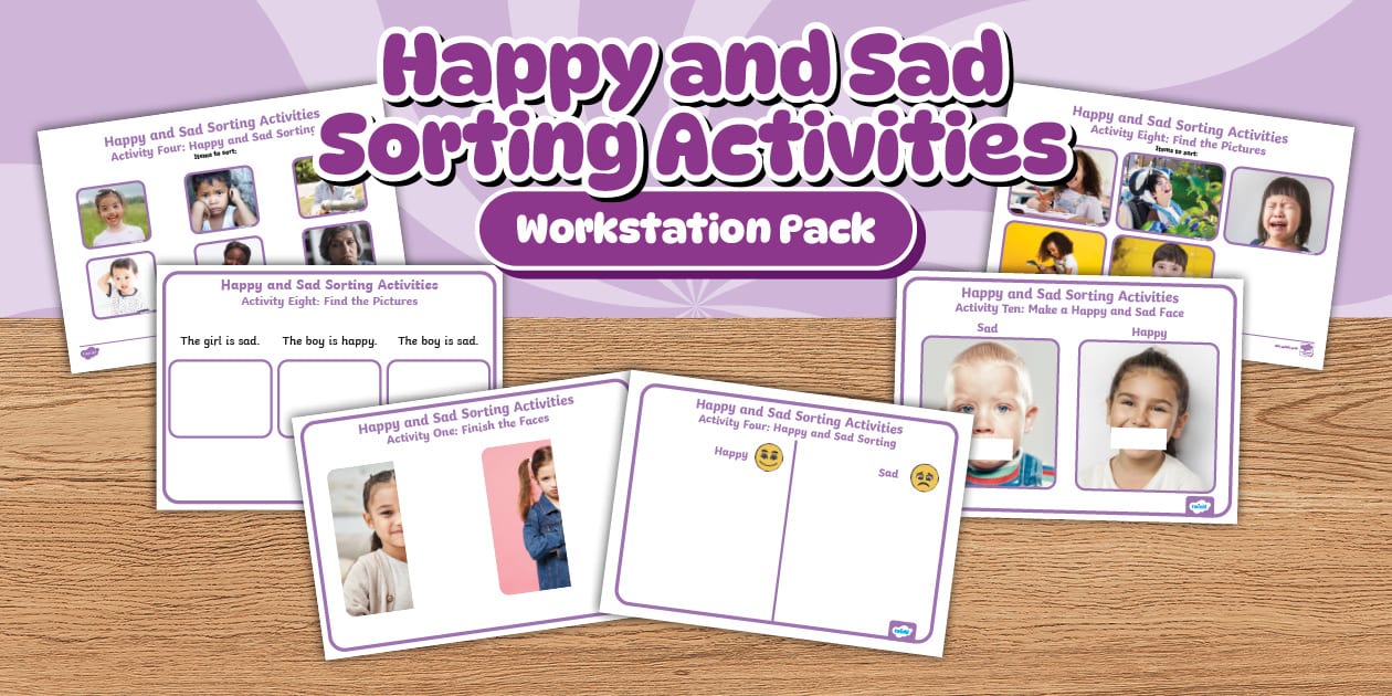 Feelings Sorting Workstation Activity
