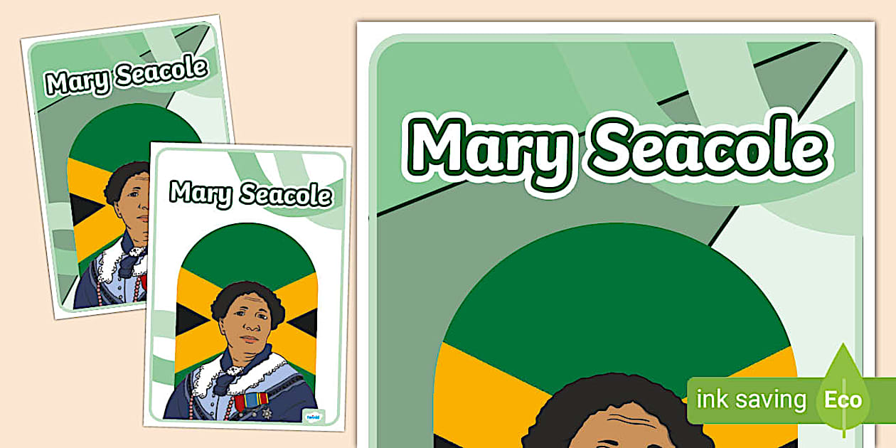 Mary Seacole Display Poster (l'enseignant a fait) - Twinkl