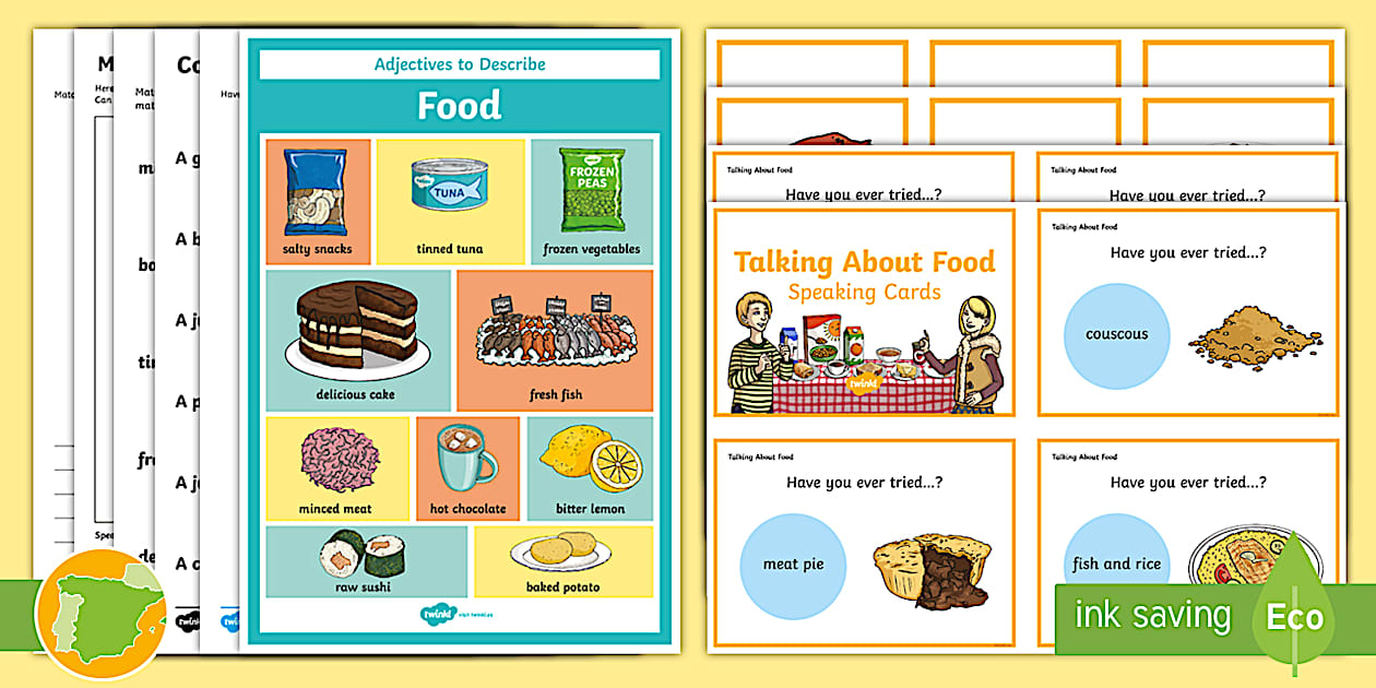 B1 Pack de recursos: La comida en inglés - Twinkl