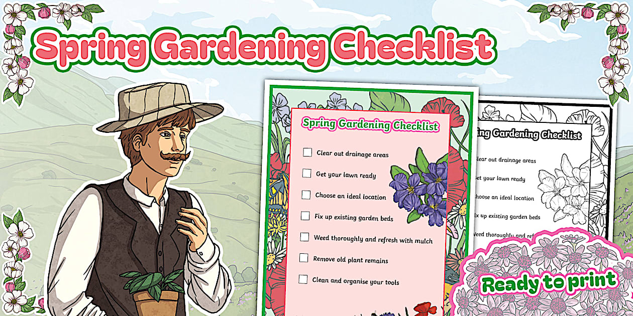 Spring Gardening Checklist