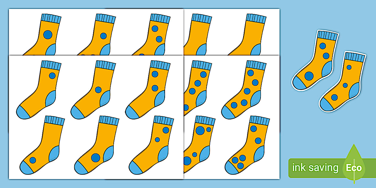 👉 Subitising Socks | Twinkl (teacher made) - Twinkl