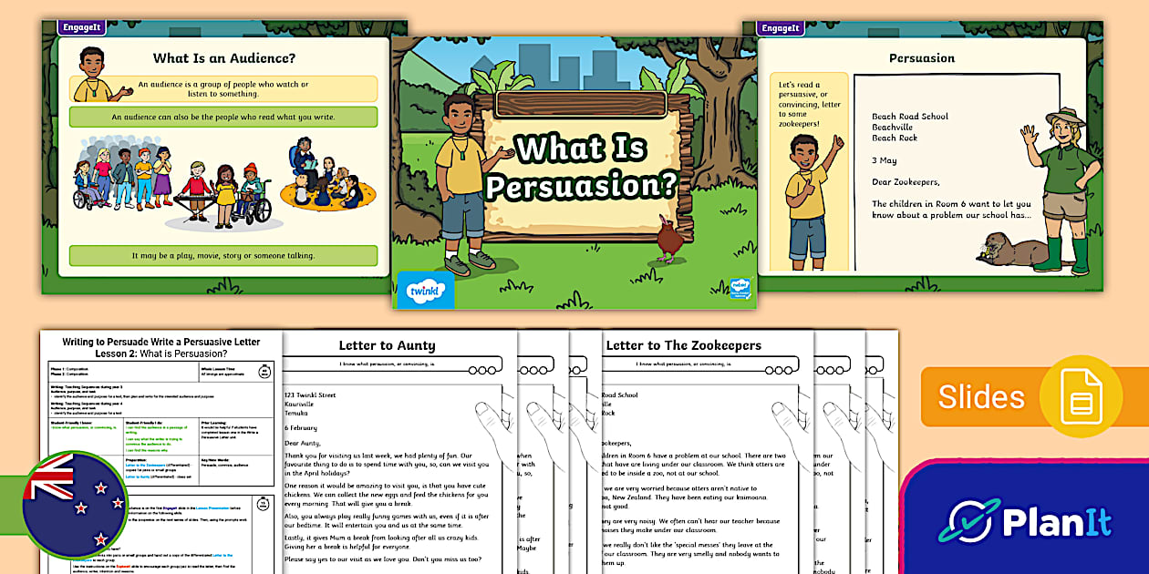 Phase1 Write a Persuasive Letter Lesson 2:What is Persuasion