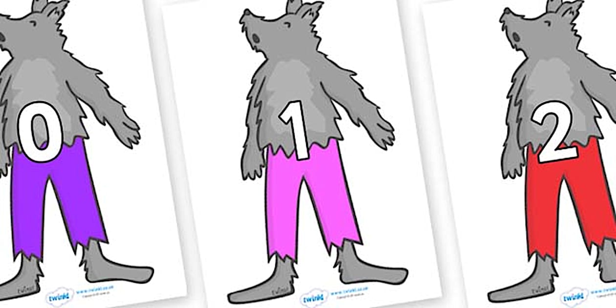 Numbers 0-50 on Werewolf (teacher made) - Twinkl