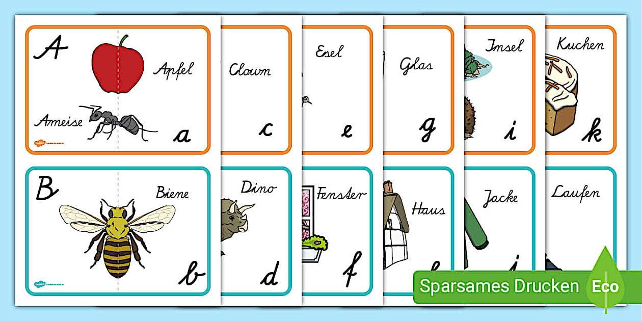 Klein- und Großbuchstaben - Zuordnungsübung