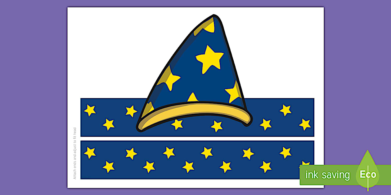 Wizard Hat Role-Play Headband (teacher made) - Twinkl