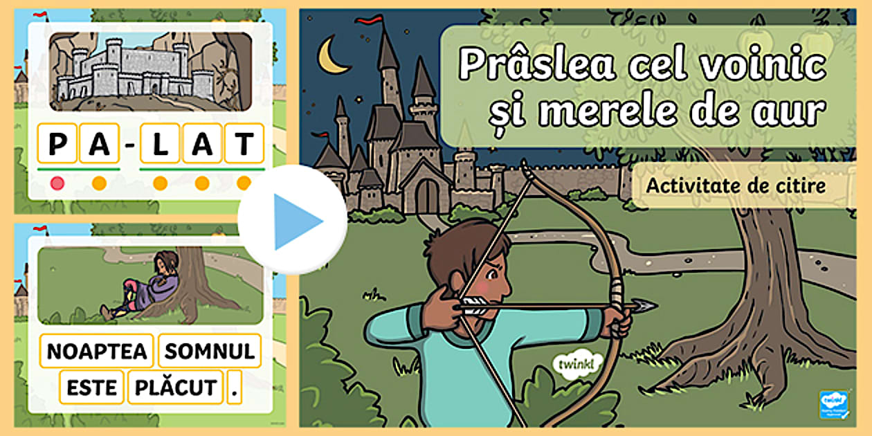 Prâslea cel voinic și merele de aur - Activitate de citire