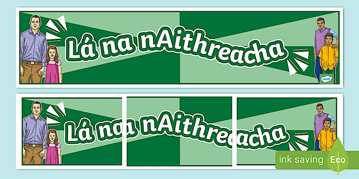 Father's Day Banner (Gaeilge)
