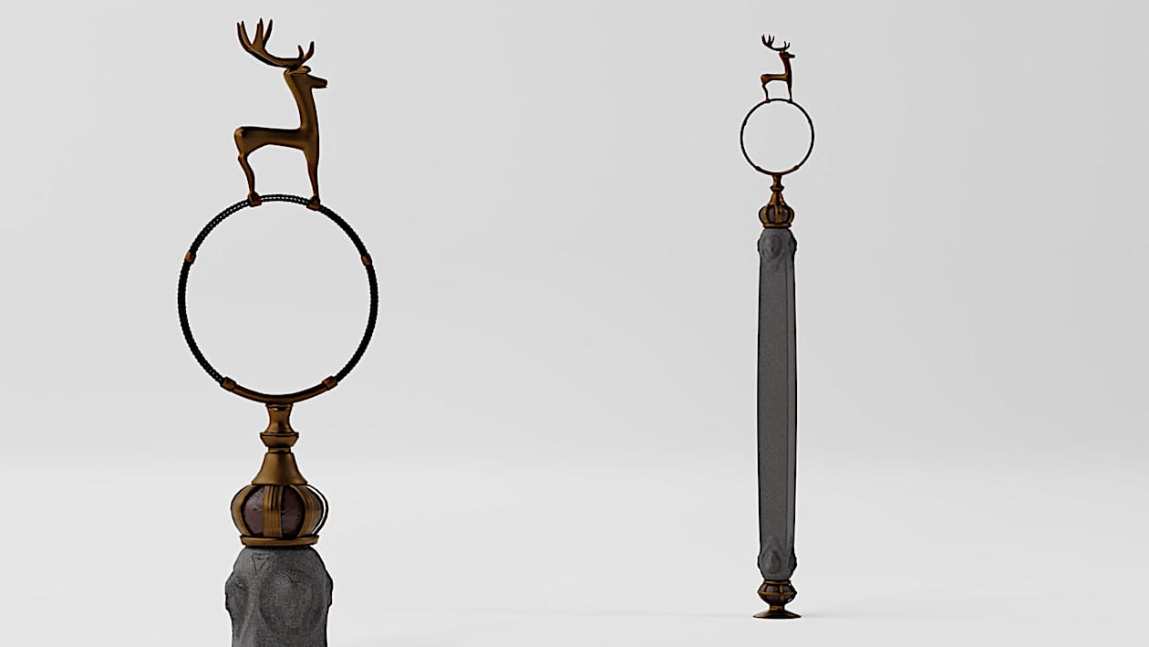 3D Model: Anglo-Saxons & Vikings - Sutton Hoo Whetstone