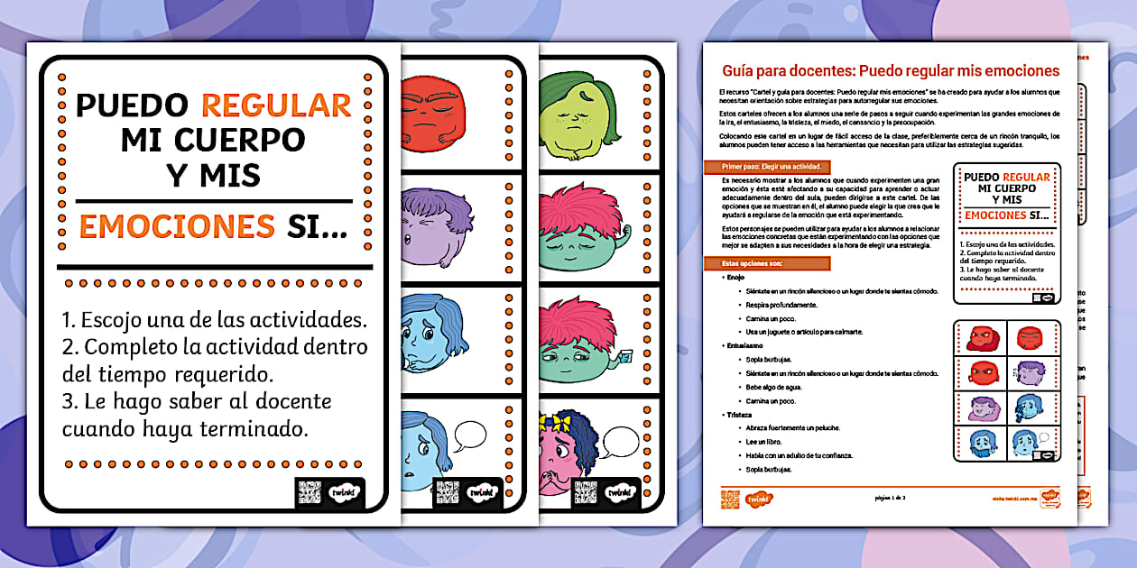 Regreso a clases - regulación de emociones (teacher made)