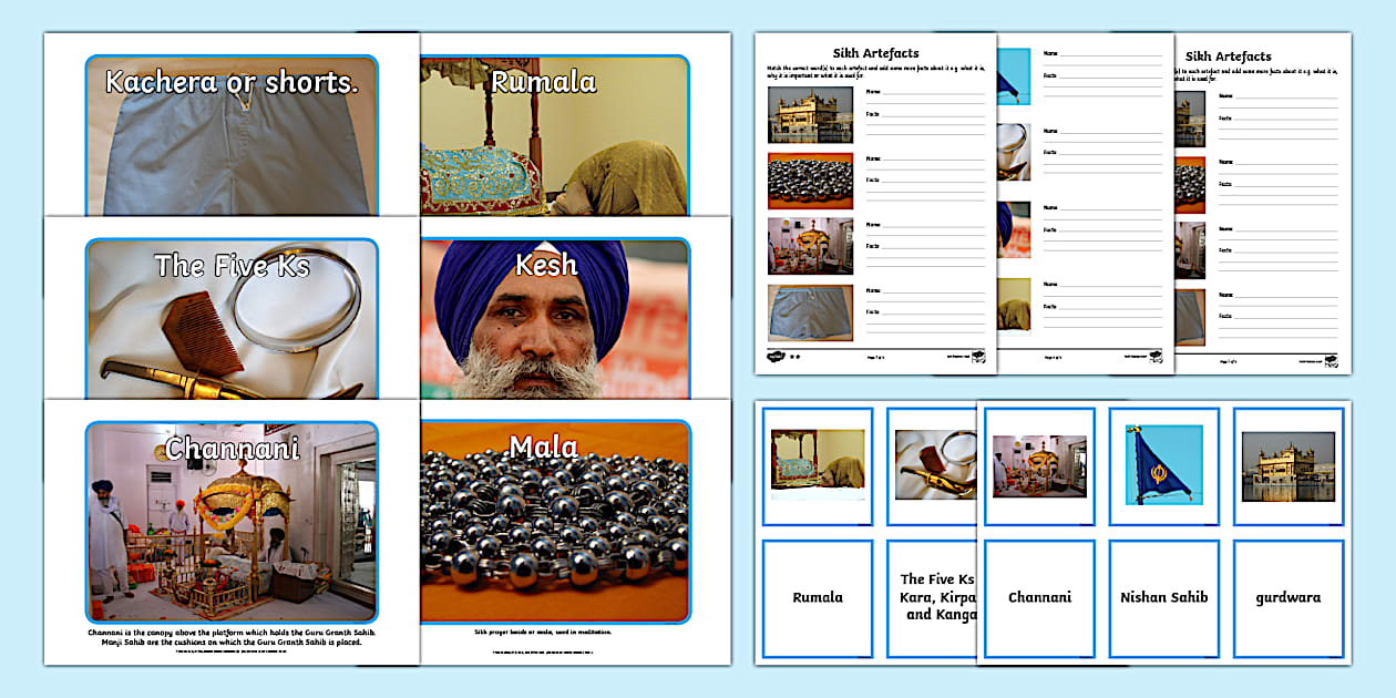 Sikh Artefacts Activity Pack (teacher made) - Twinkl