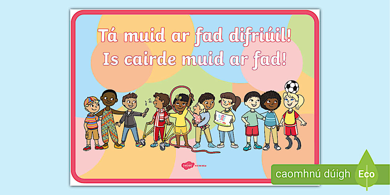 Diversity Poster Gaeilge | Early Years | Twinkl