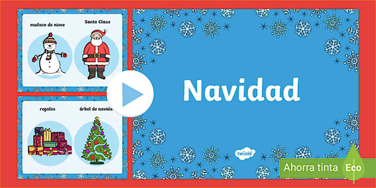 PowerPoint: Vocabulario de Navidad (teacher made) - Twinkl