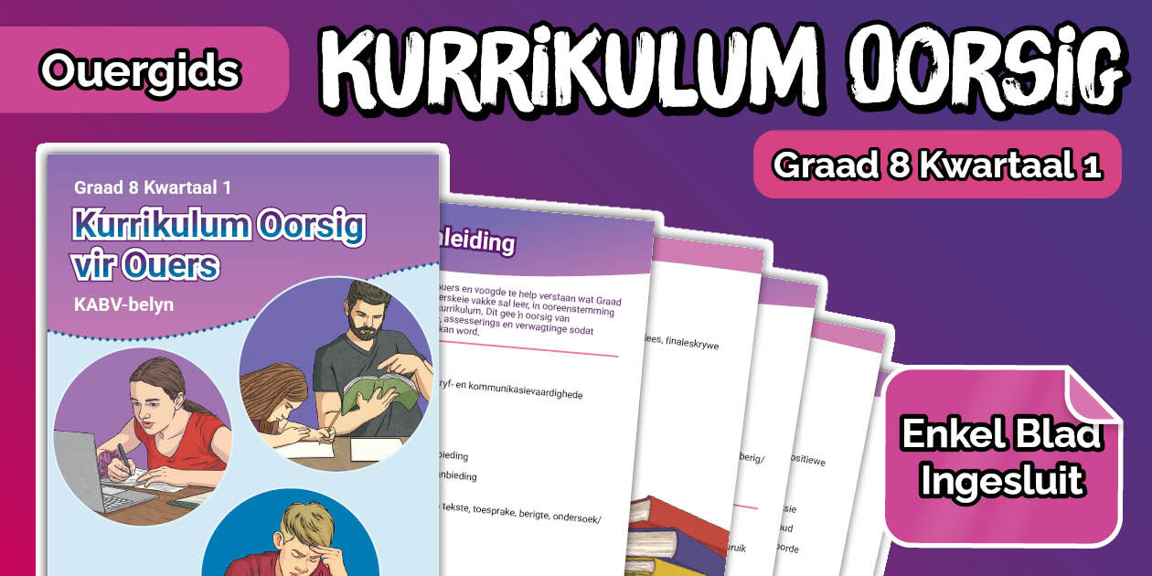 Graad 8 Kwartaal 1 Kurrikulum Oorsig Ouergids (KABV-belyn)