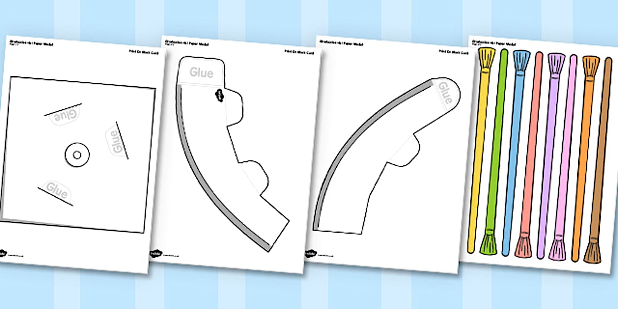Editable Graduation Hat Paper Model (teacher made) - Twinkl