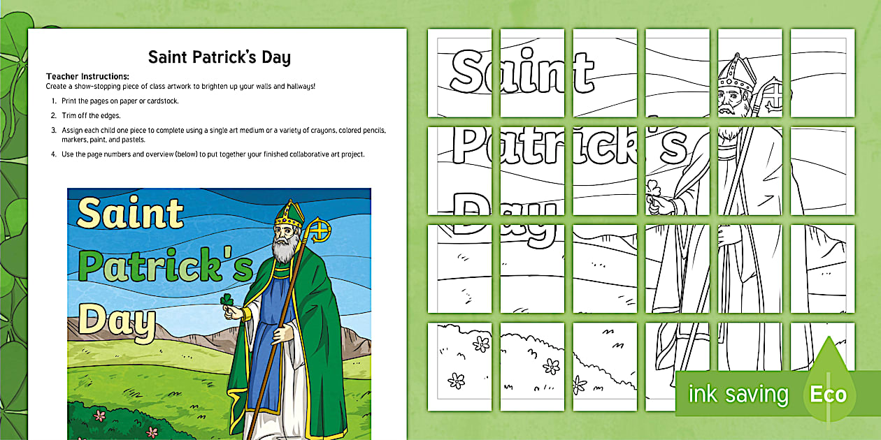 St. Patrick's Day Collaborative Art Pack | Arts & Crafts