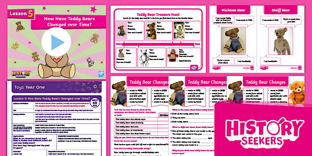 History Seekers: KS1: Toys Lesson 5 Teddies Past and Present