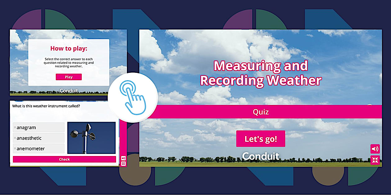 Measuring and Recording Weather Interactive Quiz - Twinkl