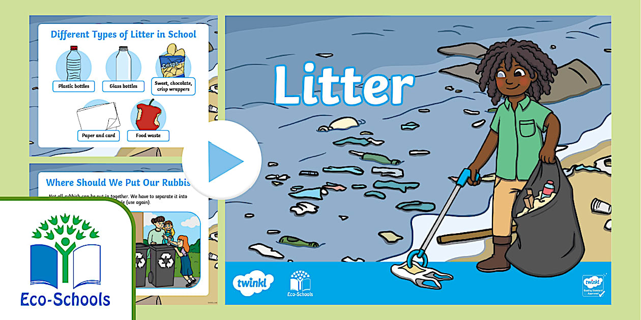 FREE! - Eco-Schools Litter PowerPoint (Teacher-Made)