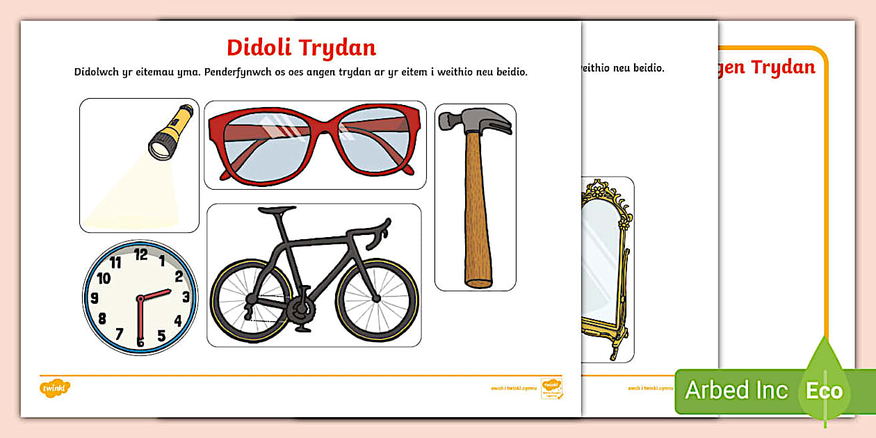 Gweithgaredd Didoli Trydan (Teacher-Made) - Twinkl