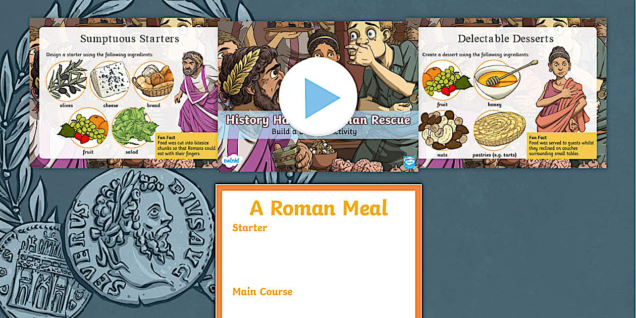 Roman Food Activity Pack - Twinkl