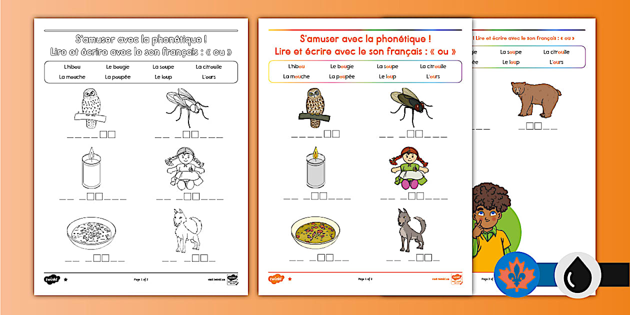 Fun with Phonetics! {le son ou} | Twinkl