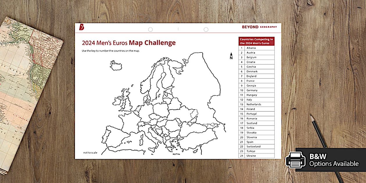 Euros Map Challenge | Beyond Geography (Teacher-Made)