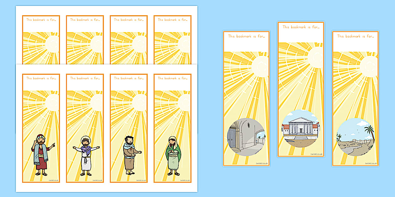 The Conversion of Saul Editable Bookmarks - Twinkl