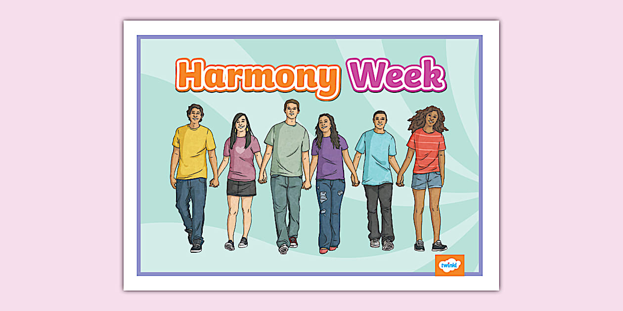 * NEW * Harmony Week Display Poster (teacher made) - Twinkl