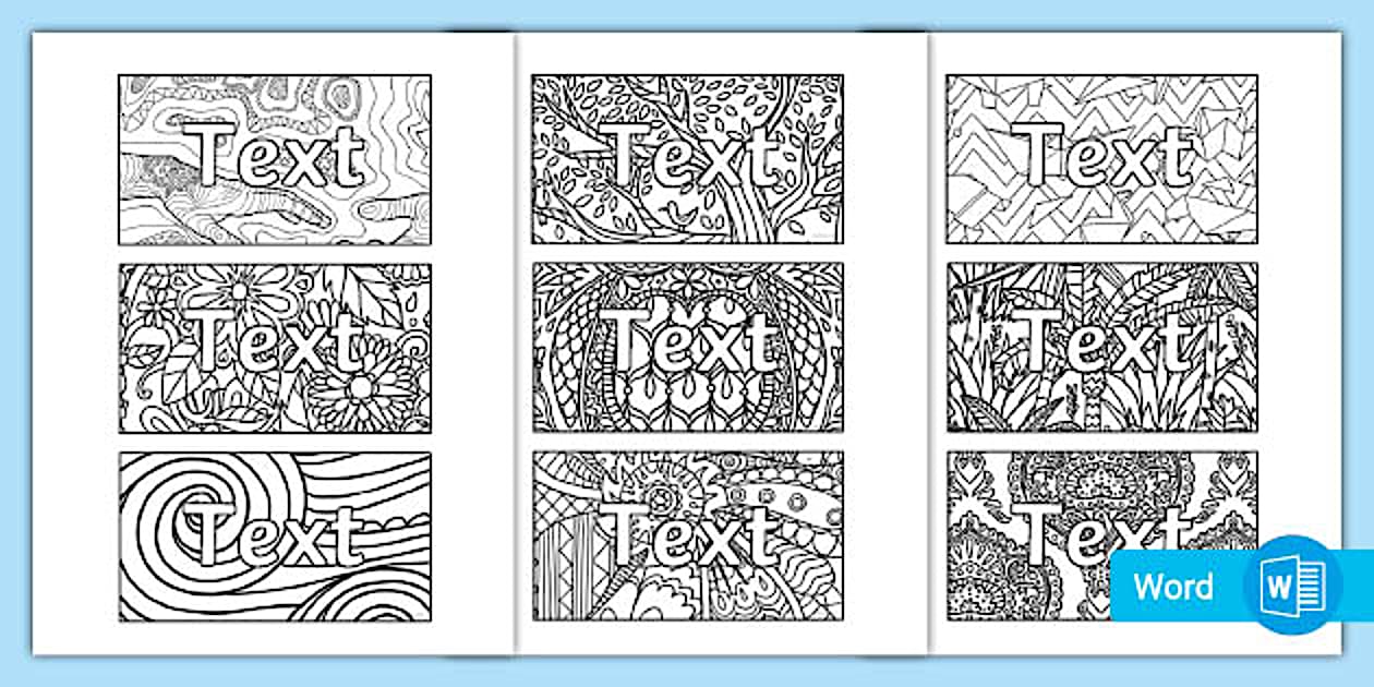 Editable Mindfulness Pencil/Crayon Box Labels (Teacher-Made)