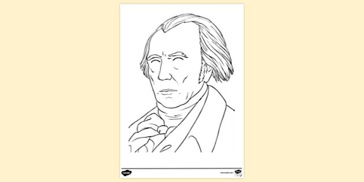 James Madison Twinkl Eyes Colouring Sheet Colouring | Colouring Sheets