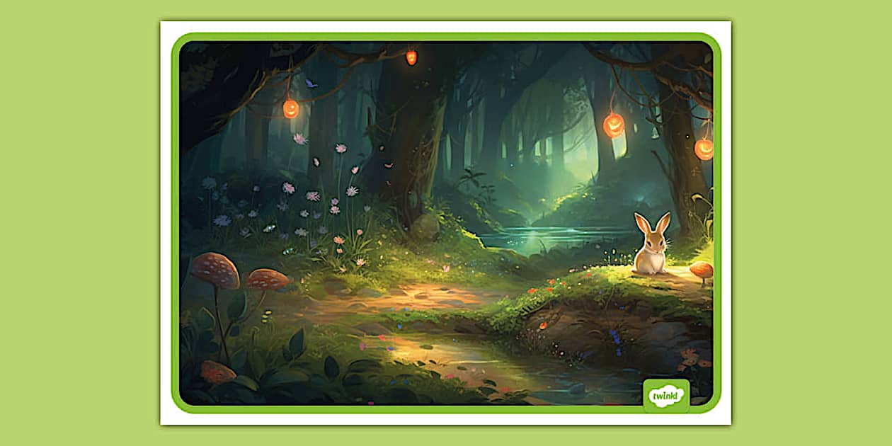 Magical Forest Poster Writing Stimulus (Teacher-Made)