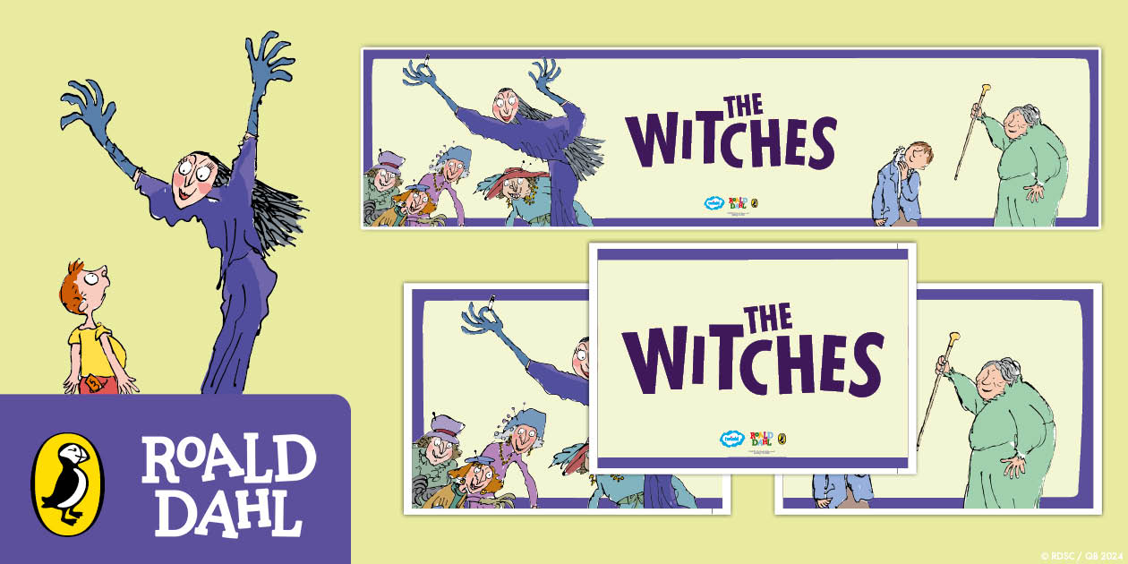 FREE! - The Witches: Display Banner (teacher made) - Twinkl