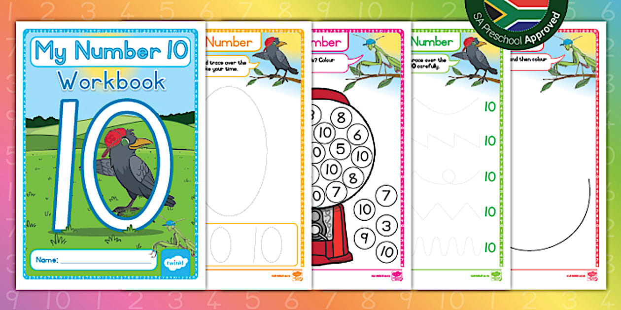 Preschool Numeracy: My Number 10 Workbook (teacher made)