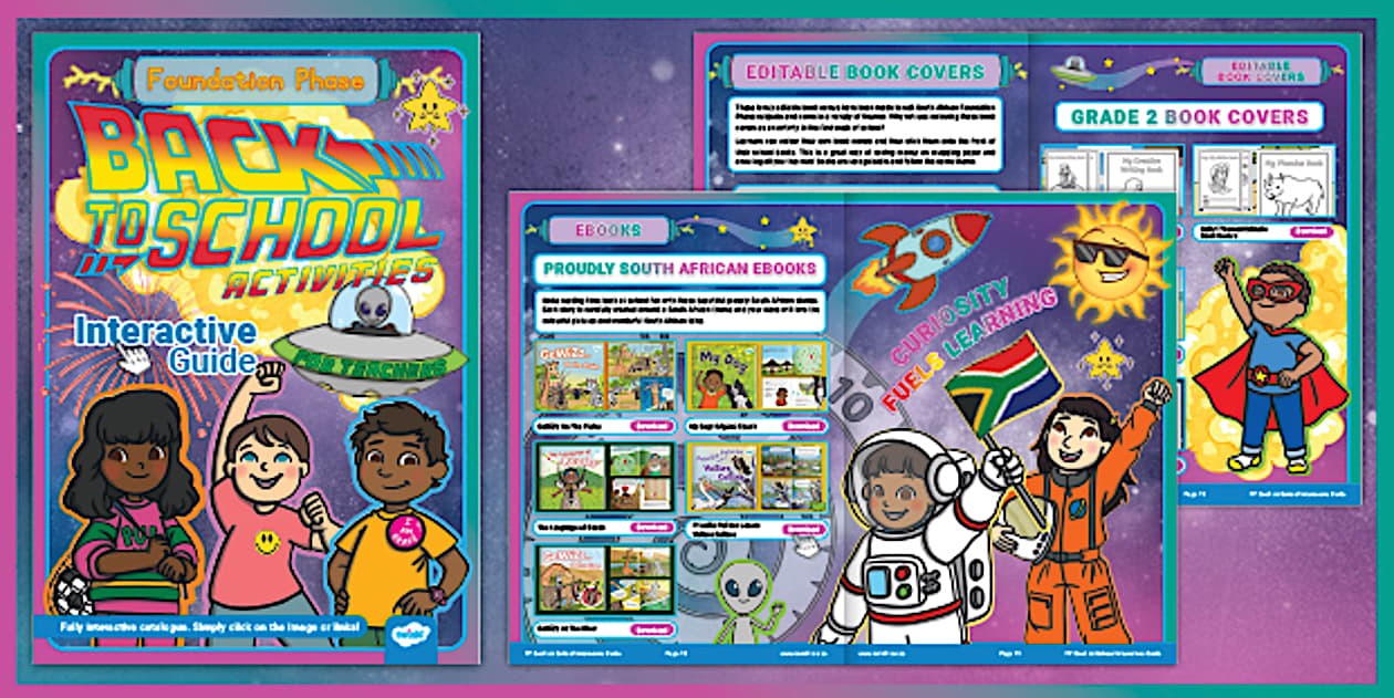 Back to School Activities Interactive Guide for Foundation Phase