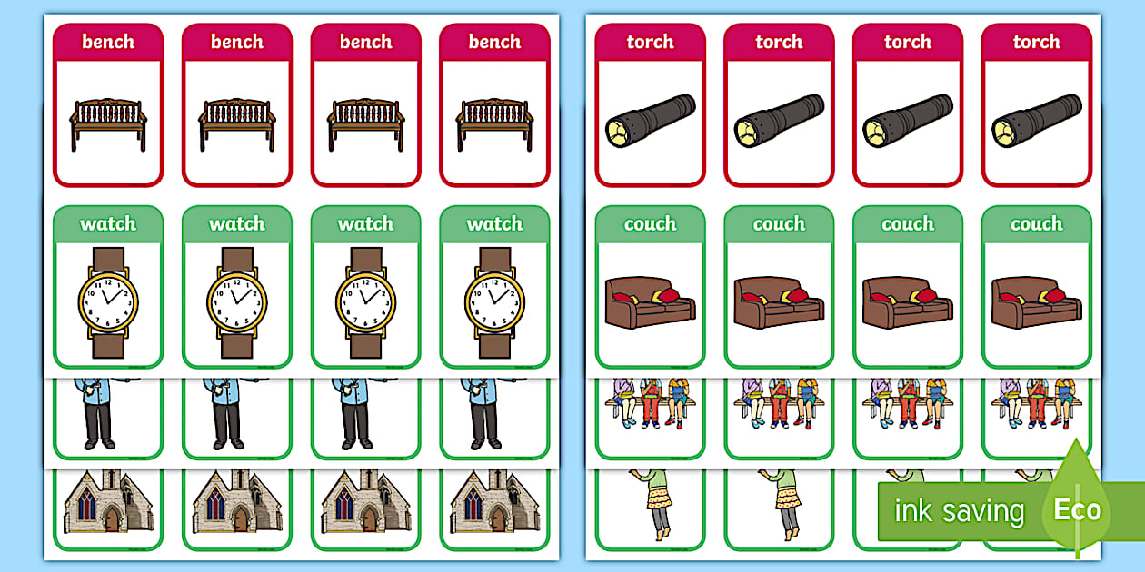 /ch/ Final Sound Snap Card Game (Teacher-Made) - Twinkl