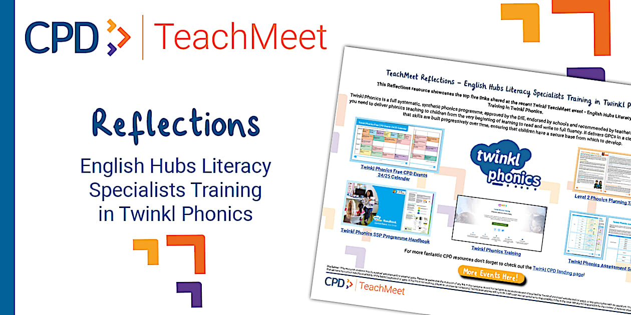 TeachMeet Reflections - English Hubs Literacy Specialists Training in ...