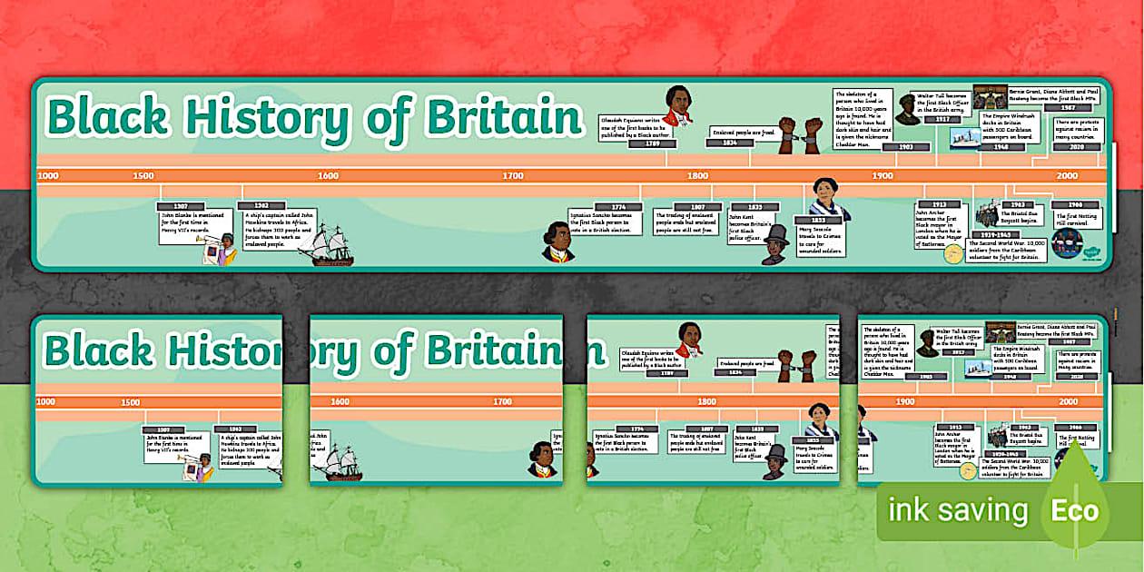 KS1 Black History Timeline UK (Teacher-Made) - Twinkl