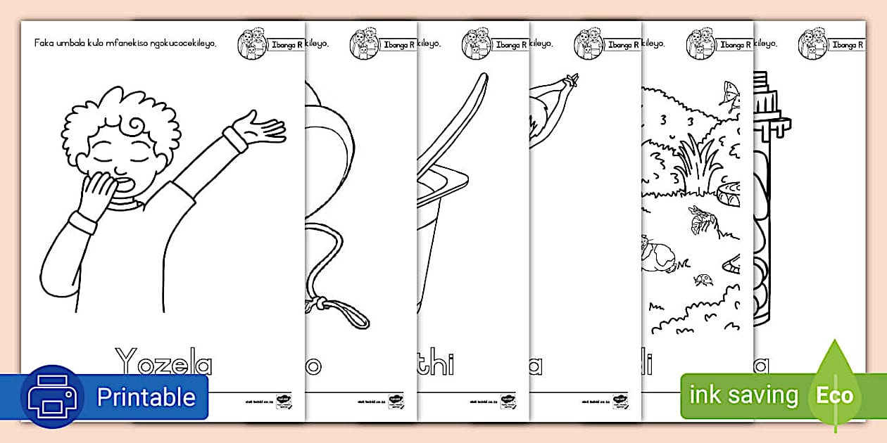 Ibanga R Izandi: Unobumba Y Amaphepha Okufaka Imibala
