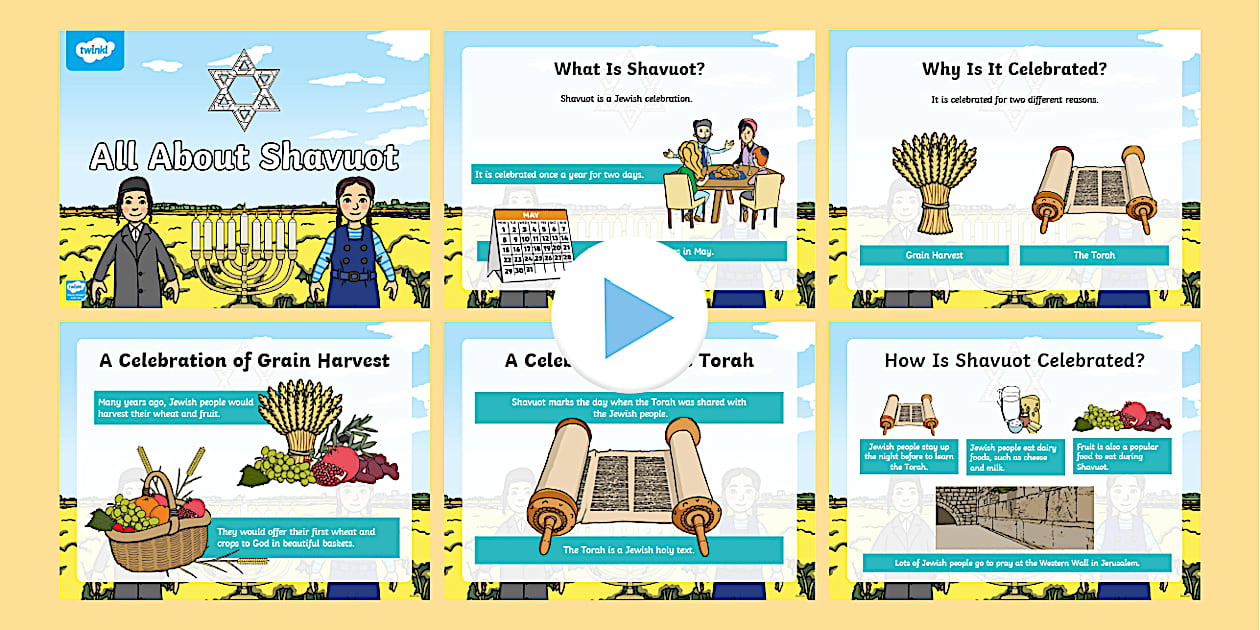 EYFS All About Shavuot PowerPoint (teacher made) - Twinkl