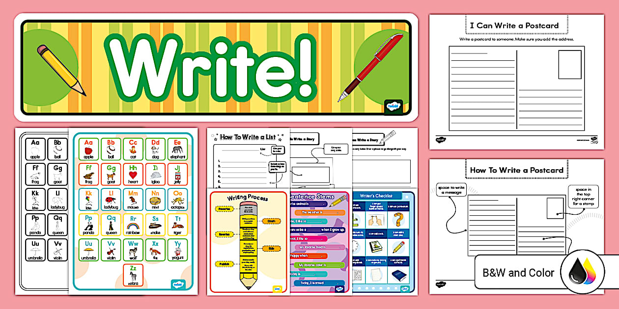 Writing Center Pack for K-2nd Grade (Teacher-Made) - Twinkl
