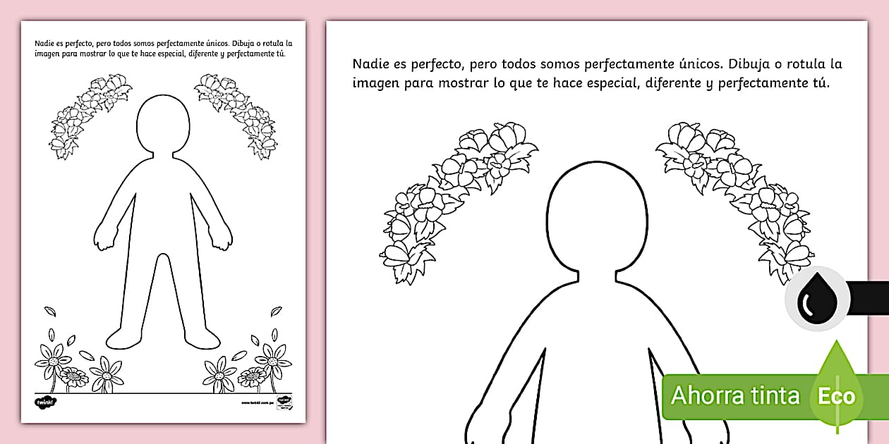 Ficha de actividad: Autoestima (teacher made) - Twinkl
