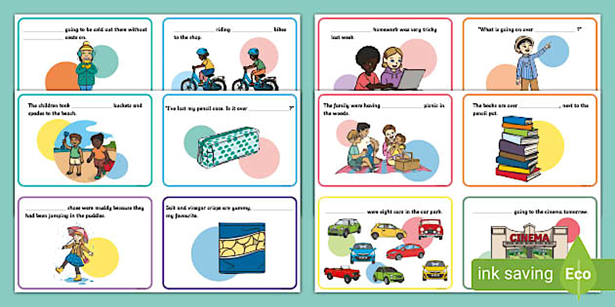 Editable There, Their, and They're Homophones Fill in the Gaps Cards