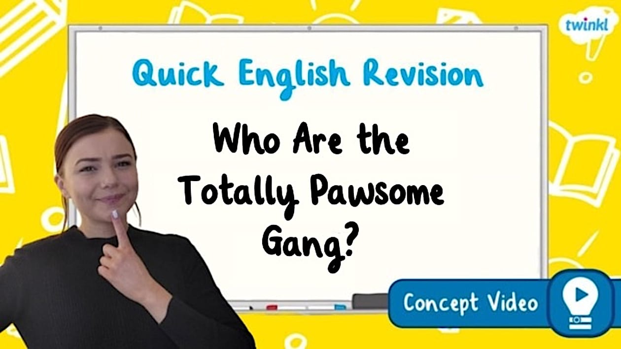 Who Are the Totally Pawsome Reading Gang? | KS2 English Concept Video