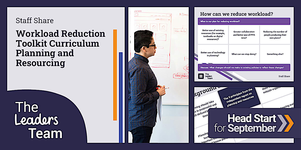 Workload Reduction Toolkit – Planning and Resourcing