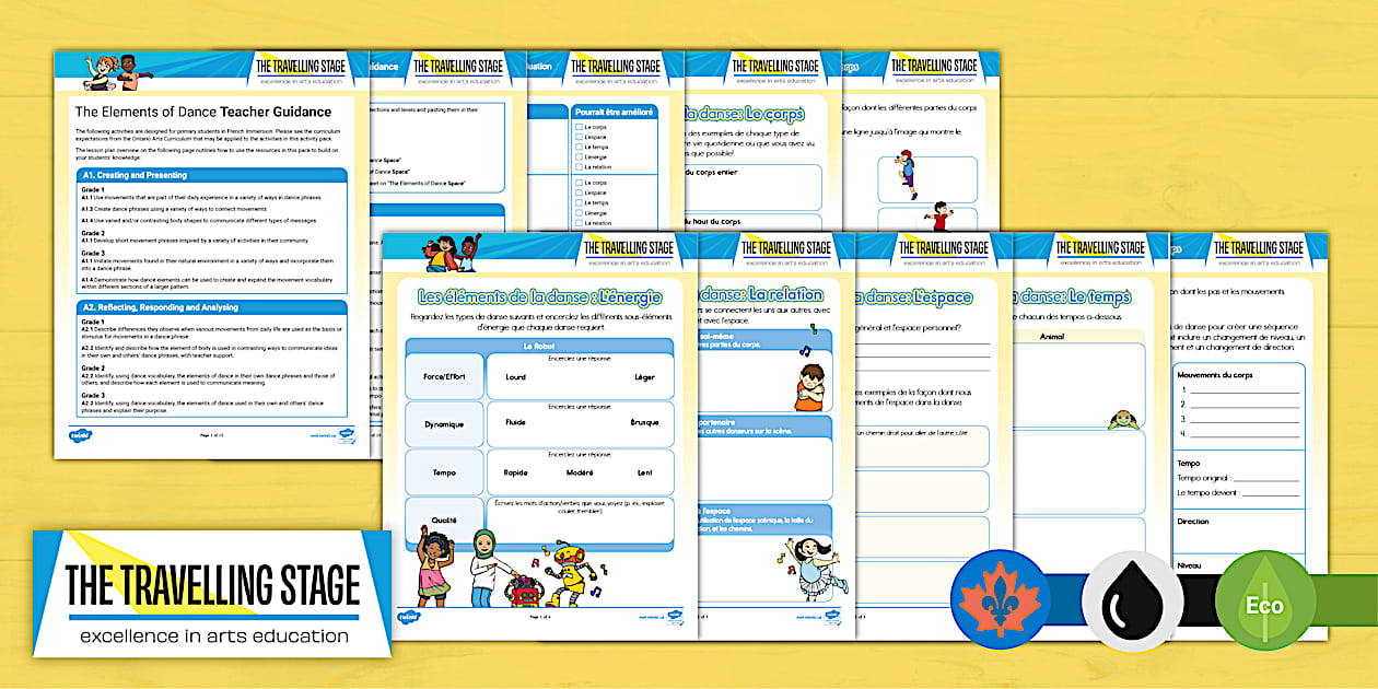 FREE! - Mini-Pack Éléments de la Danse Primaire | Twinkl