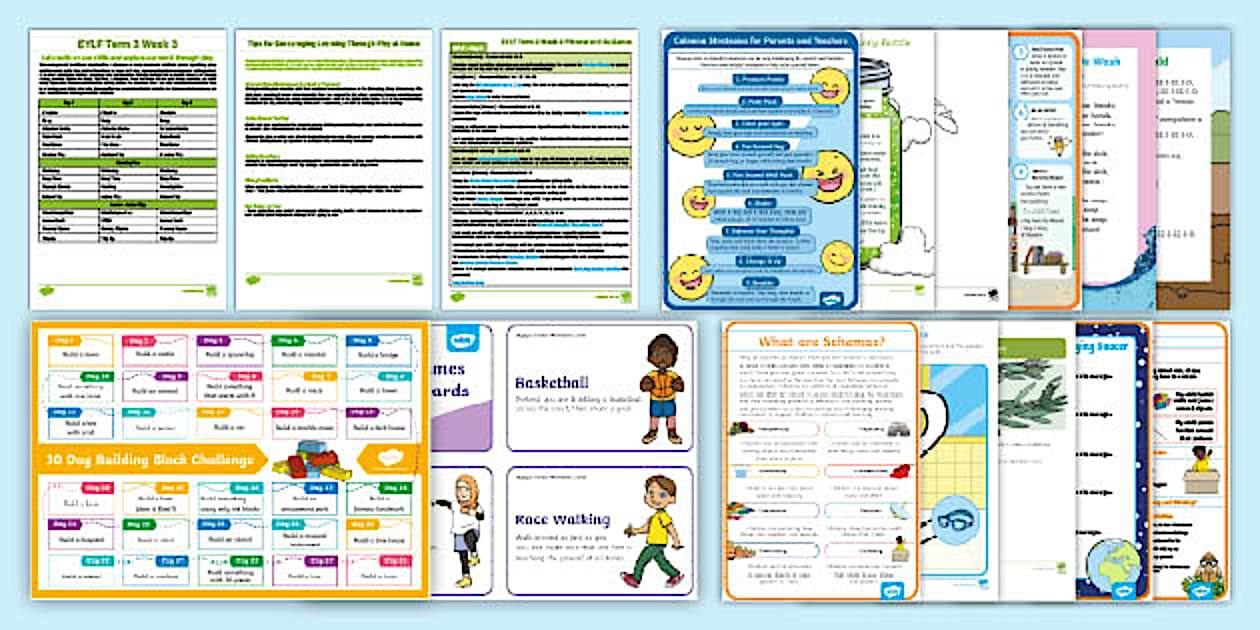EYLF Term 3 Week 3 Remote Home Learning Pack (teacher made)