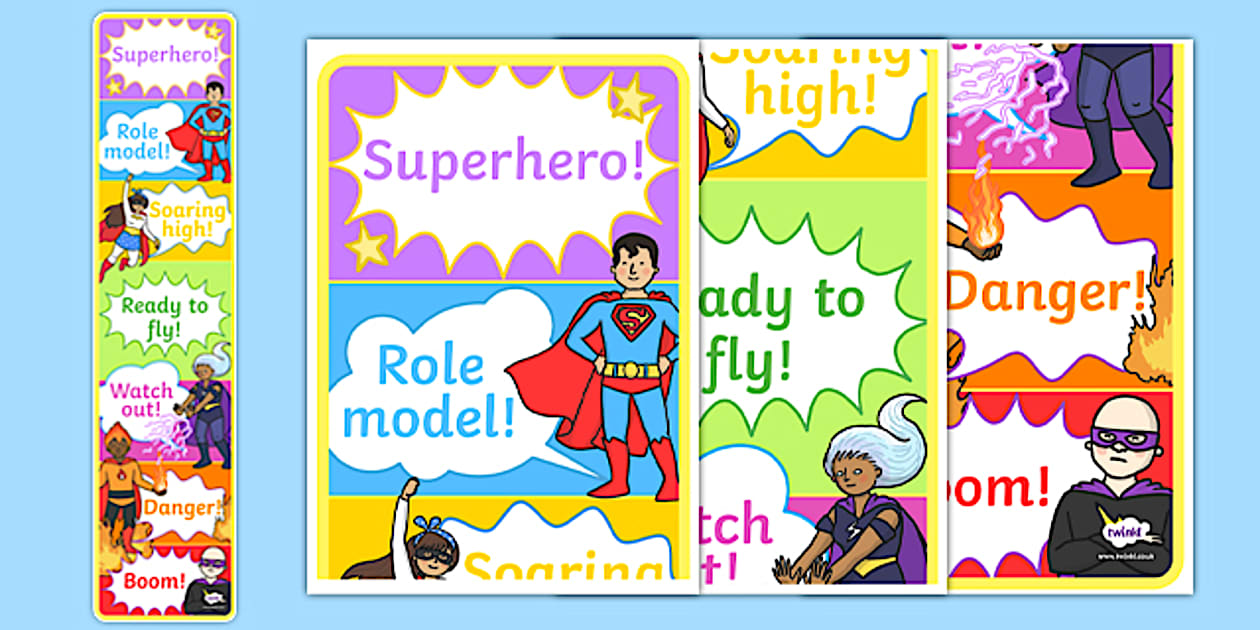 Superhero Themed Behaviour Reward Chart (teacher made)